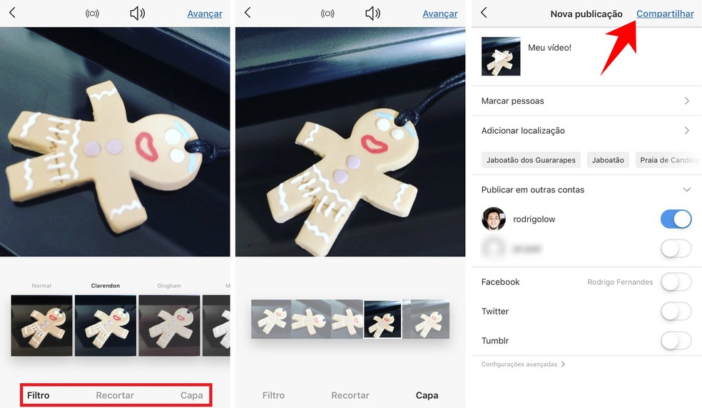 Como postar vídeo com vários clipes no Instagram