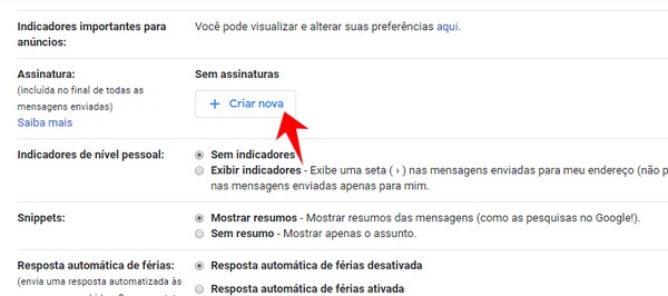 Como colocar assinatura no Gmail? Saiba alternar entre vários nomes