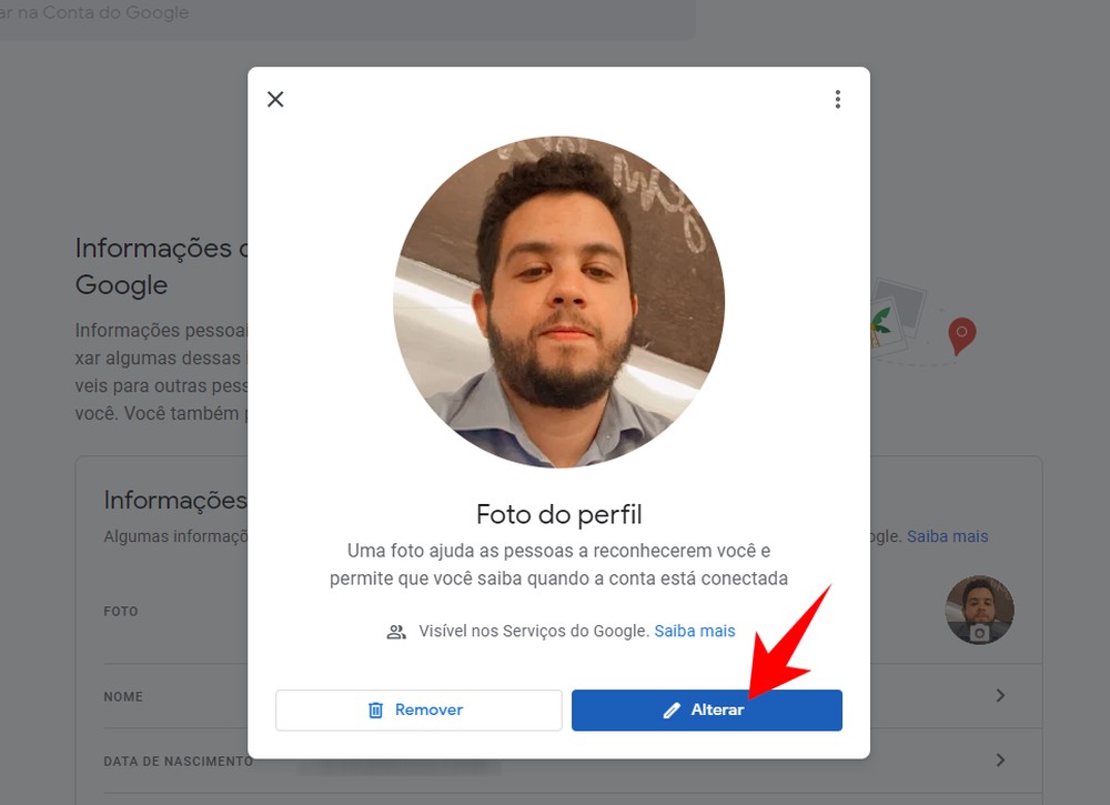Como colocar foto no Google Meet