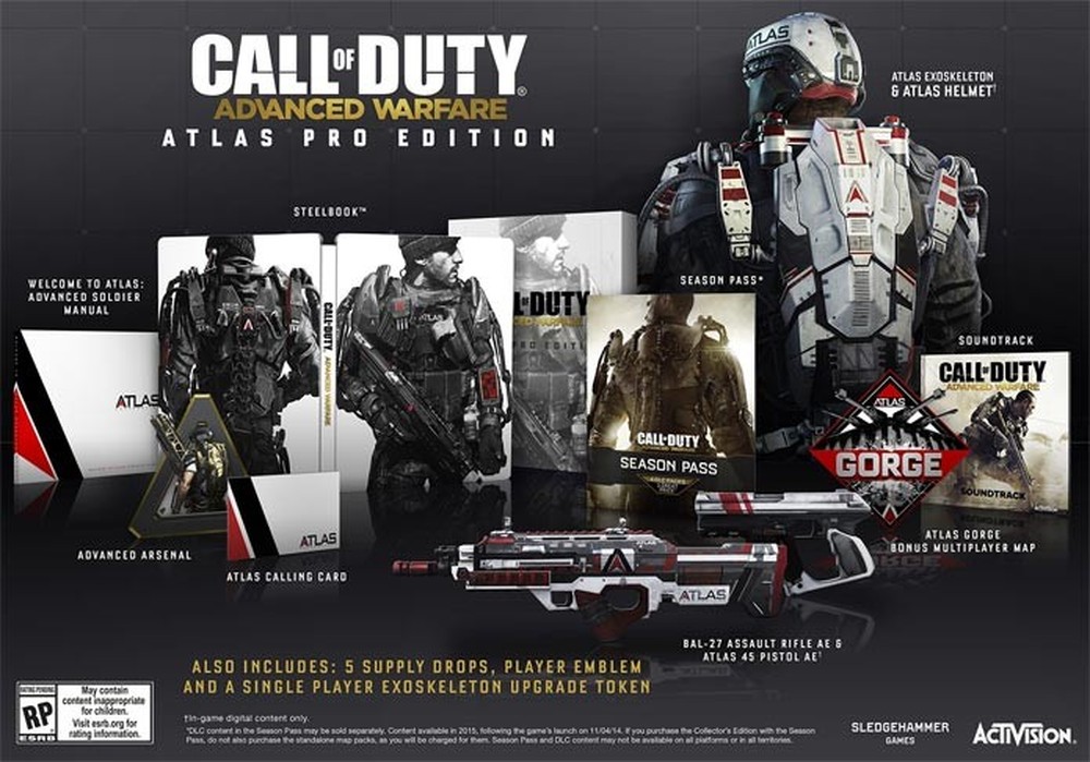 Call of Duty: Advanced Warfare terá três tipos de edições especiais
