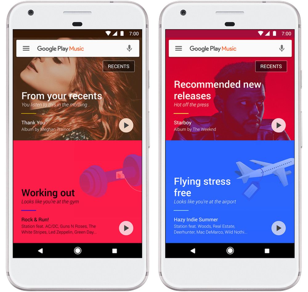 Google Play Music muda de visual e usa GPS para recomendar mais músicas