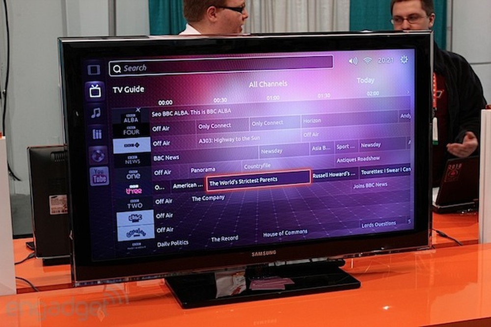 TV com Ubuntu aparece em protótipo da Samsung