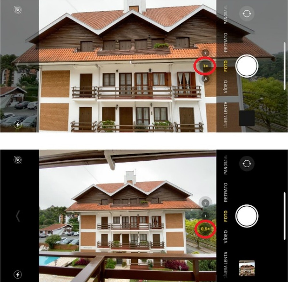 Como usar a câmera ultra wide do iPhone 11
