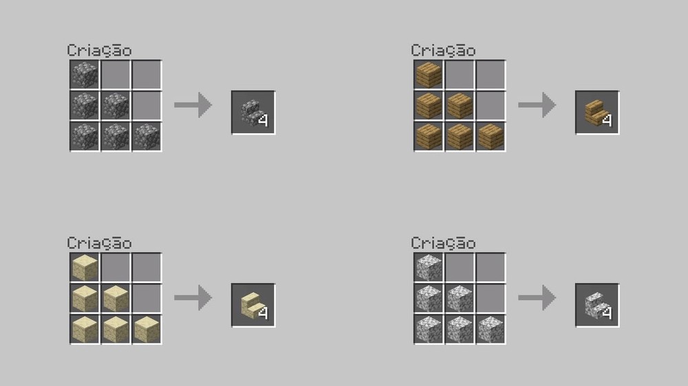 Como fazer escada no Minecraft