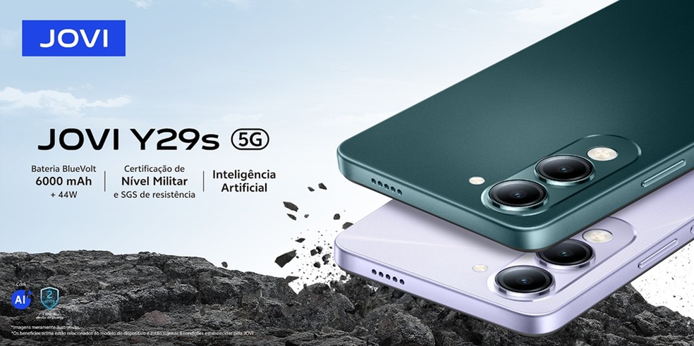 JOVI Y29s 5G é bom? Veja preço, ficha técnica e lançamento do celular
