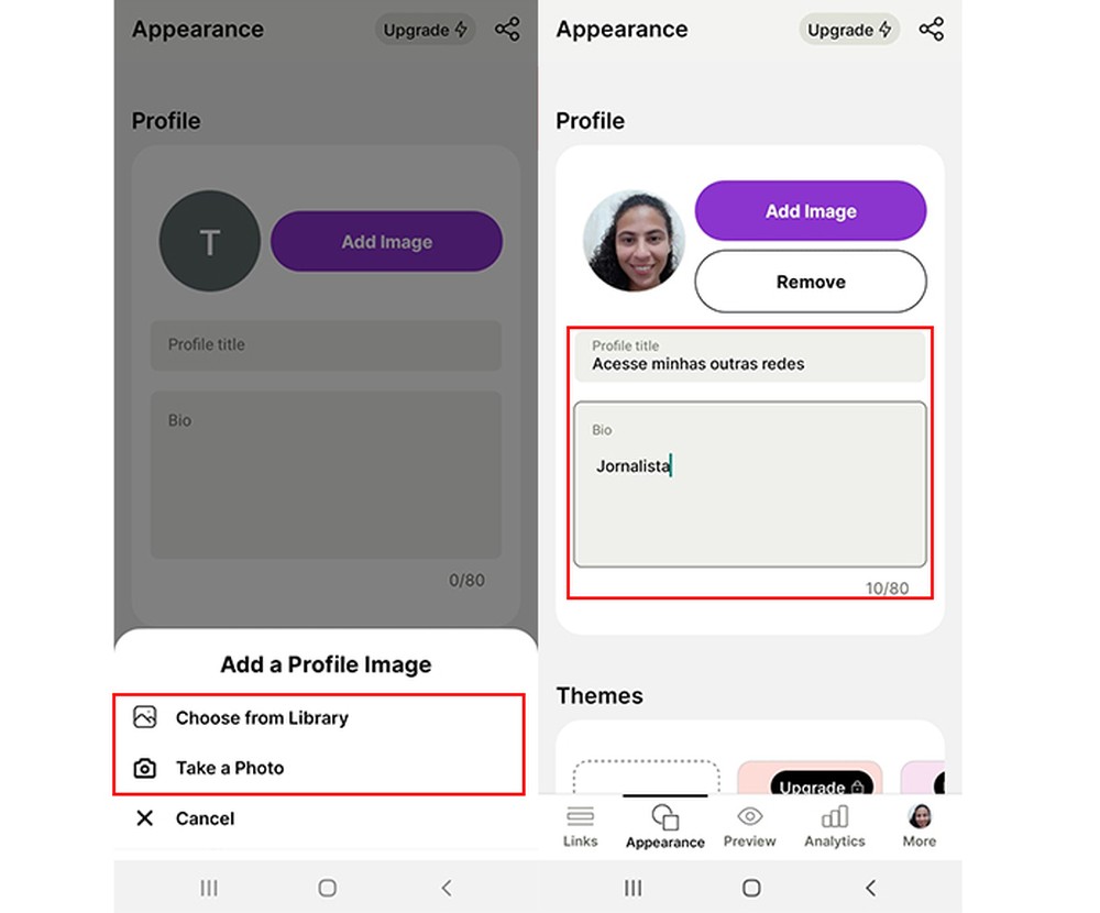 Como usar o Linktree pelo celular