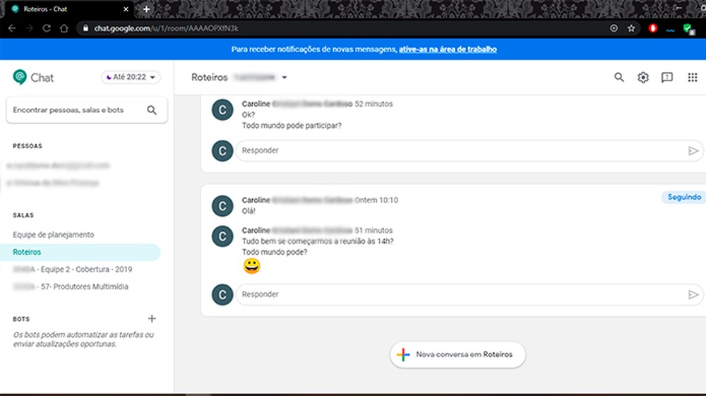 Google Chat: veja como funciona e quais são os recursos do mensageiro