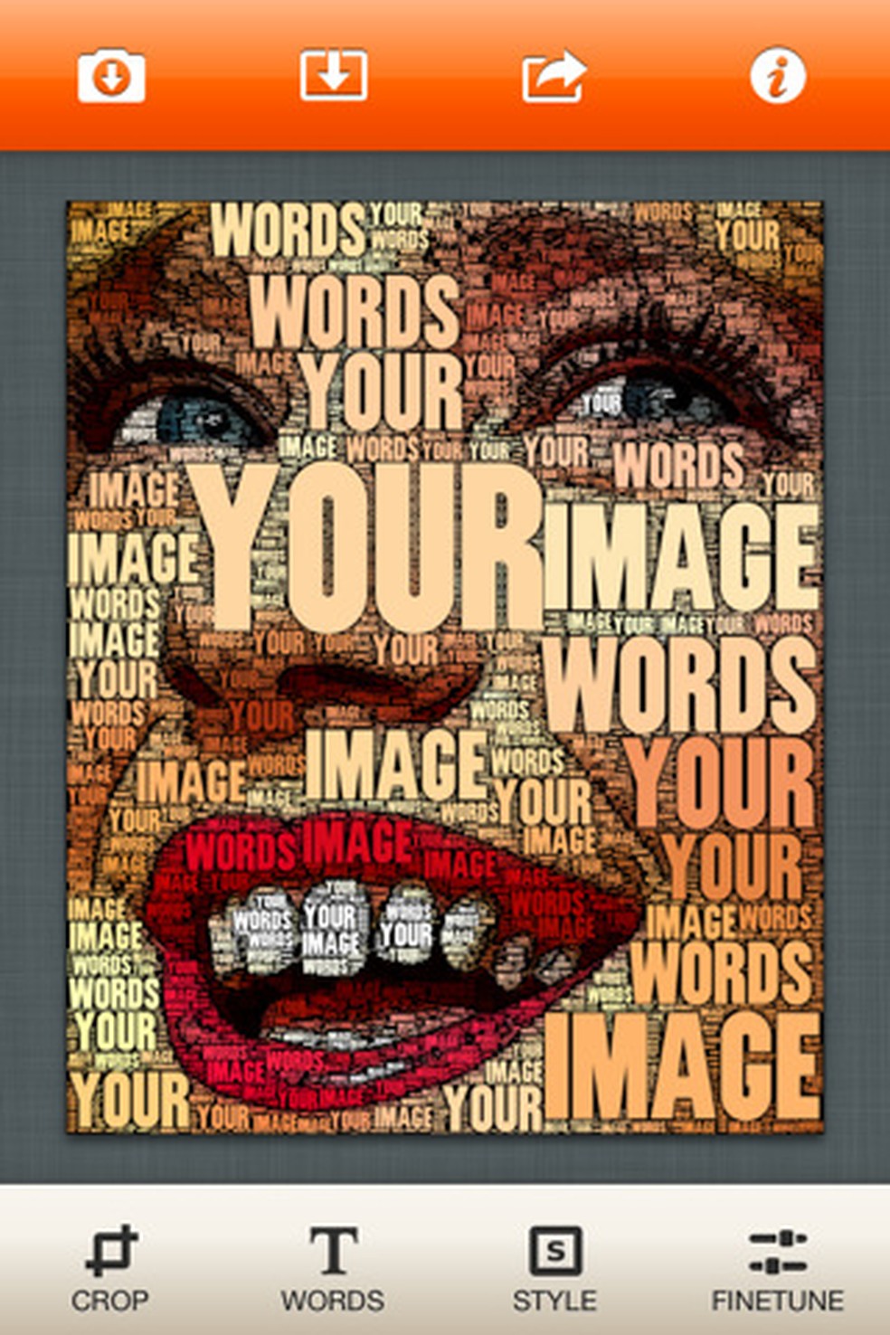 Wordfoto: crie belas fotos com suas palavras preferidas