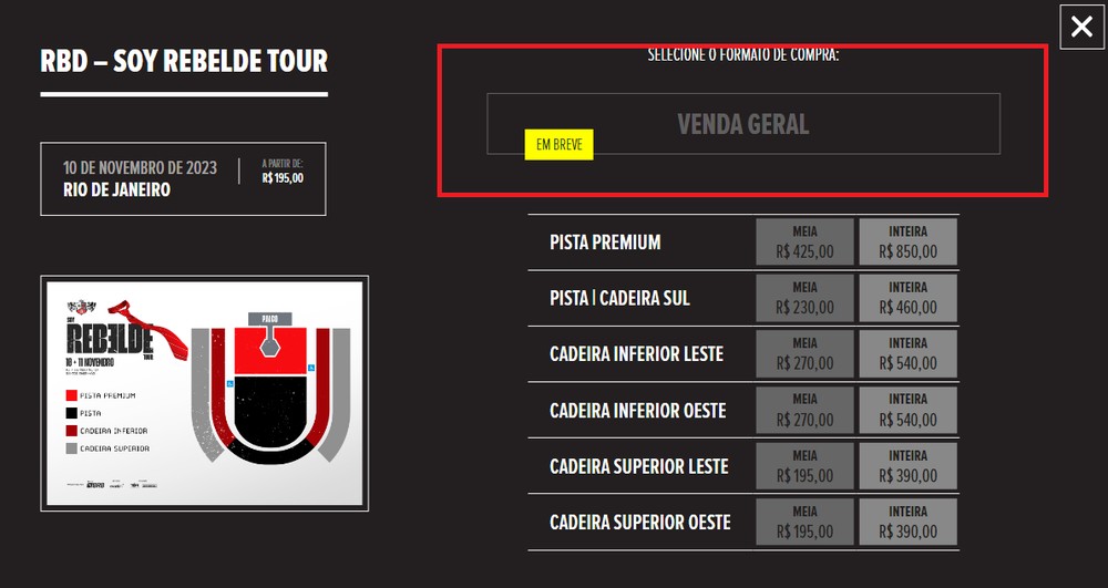 Show extra do RBD: como comprar ingressos para Rio e São Paulo