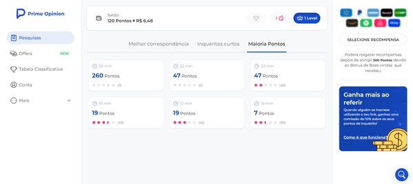 Prime Opinion: como funciona site que promete dinheiro para responder ...