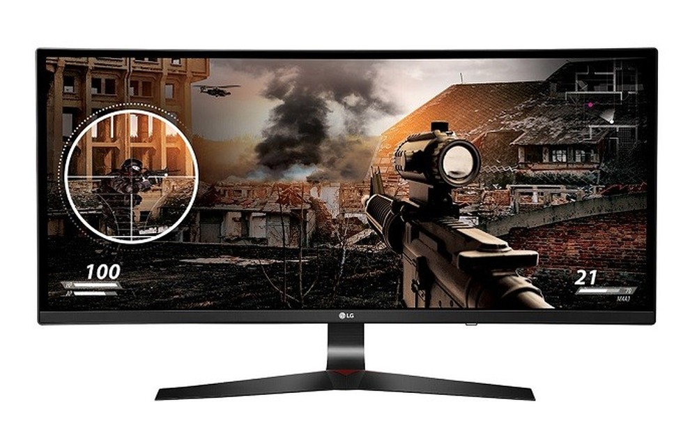 Linha de monitores LG tem 30% mais campo de visão e modelo com tela curva