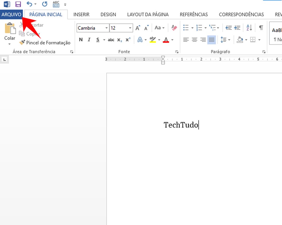 Como colocar régua no Word