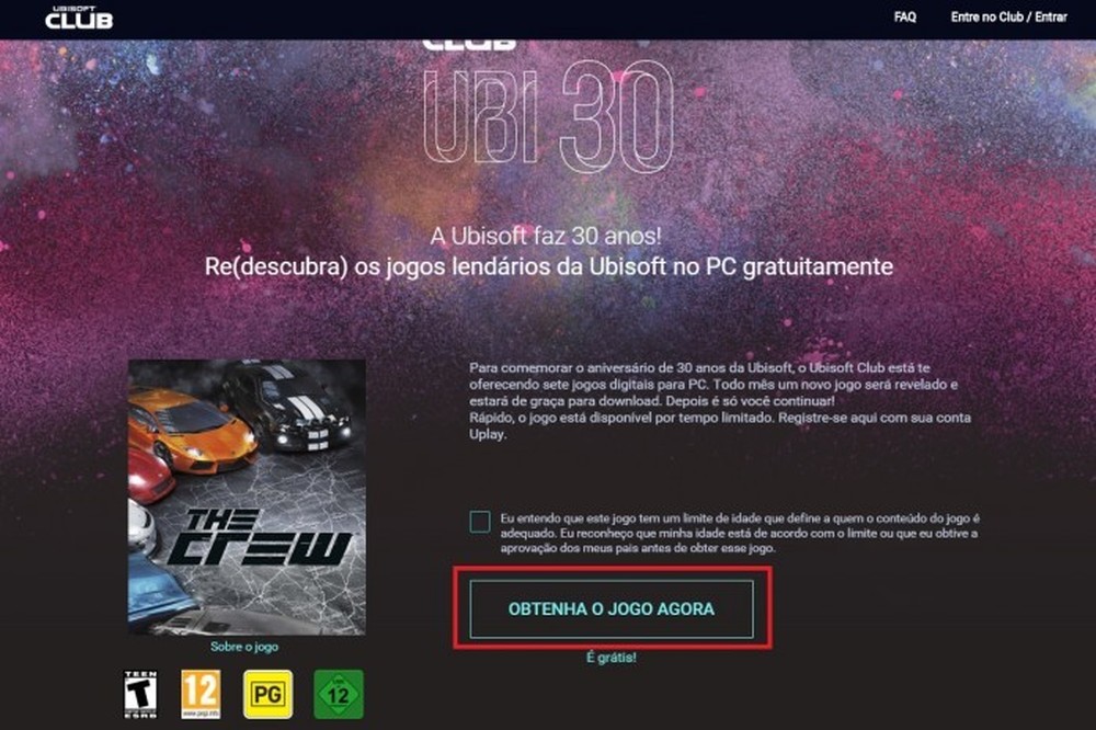 Como fazer o download e jogar The Crew gratuitamente no UPlay