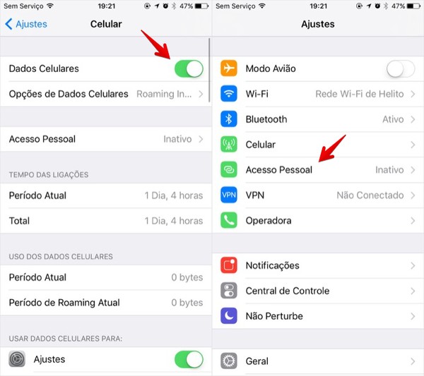 Como usar o iPhone 7 como roteador Wi-Fi