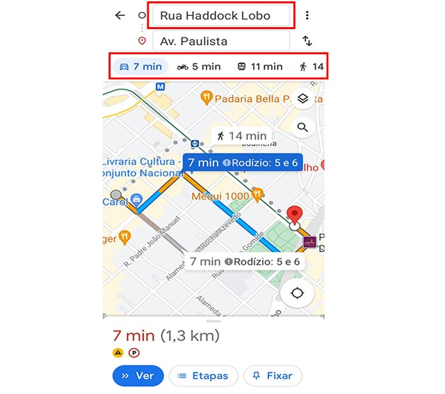 Como criar rotas personalizadas no Google Maps