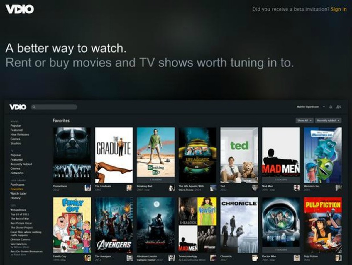 Vdio: fundador do Skype e do Rdio lança serviço de streaming de vídeos