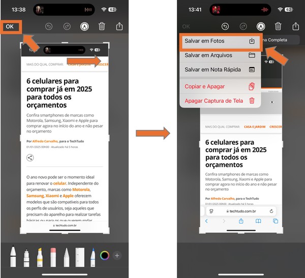 Como tirar print no iPhone 14? Tutorial ensina 5 métodos fáceis