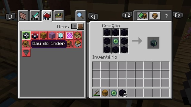 Como fazer um baú no Minecraft