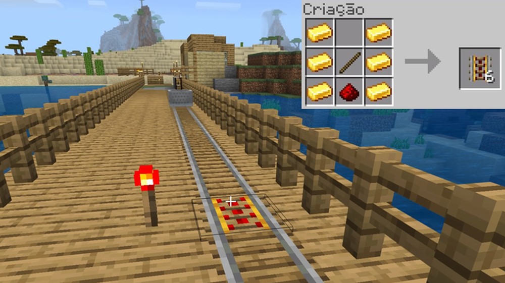 Trilhos no Minecraft: saiba como fazer Elétrico, Ativador e Detector