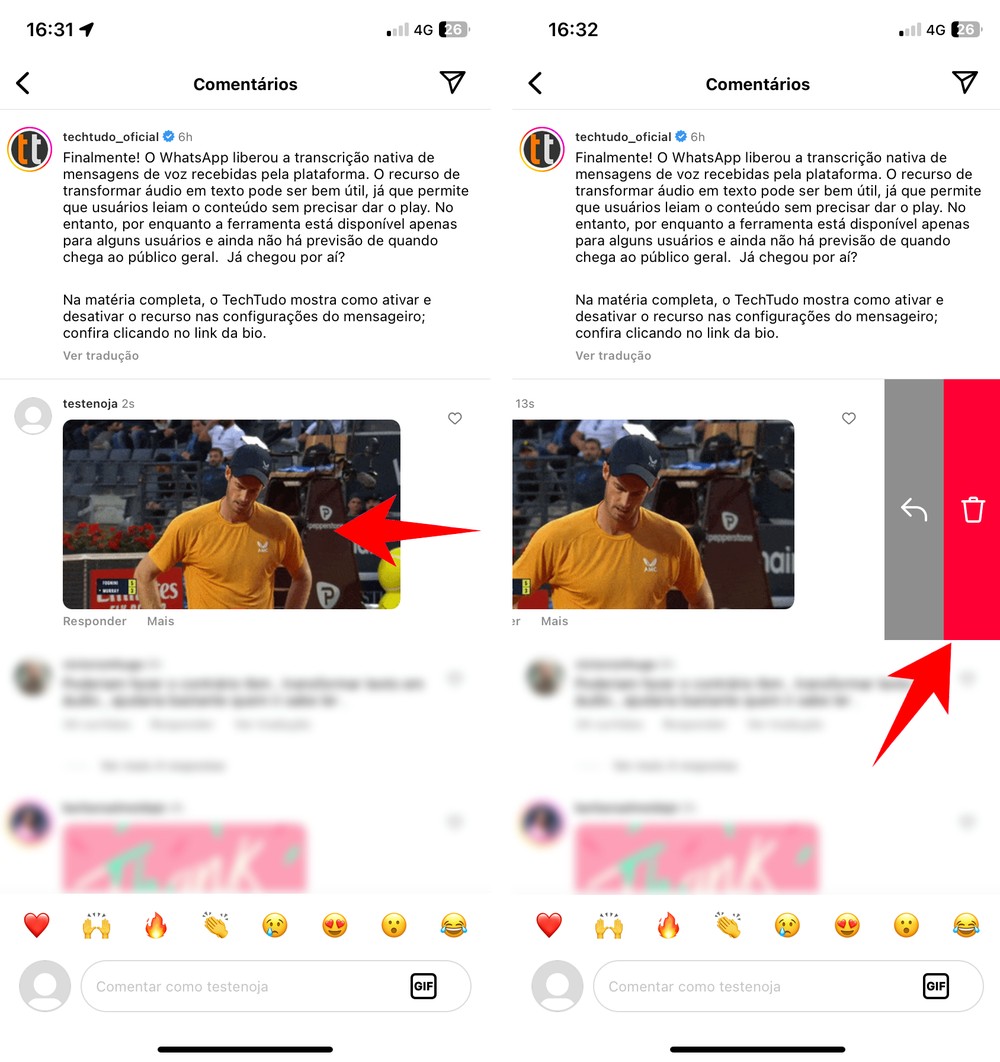 Como comentar com GIFs no Instagram