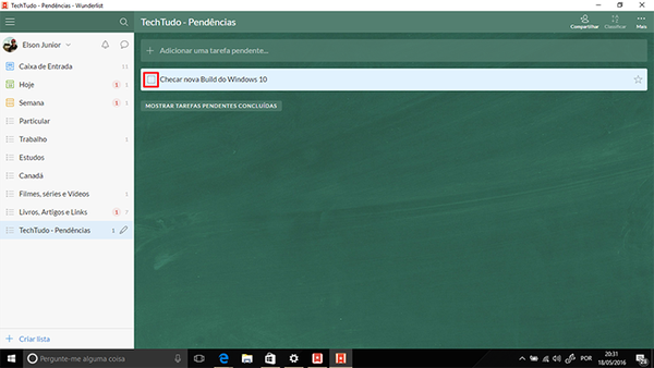 Como criar uma lista de tarefas no Wunderlist