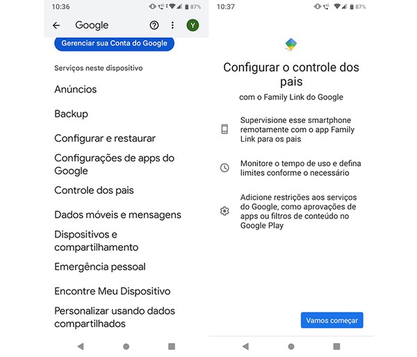 Family Link: como usar app para controlar tempo dos filhos no celular