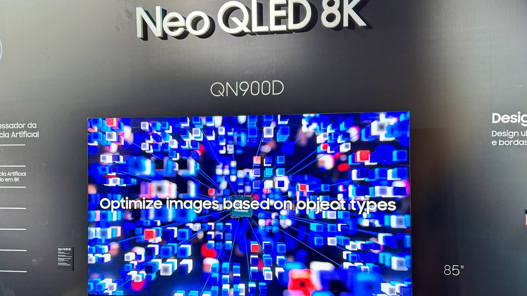 Smart TV Samsung: modelos 8K e nova The Wall são lançados na CES 2020