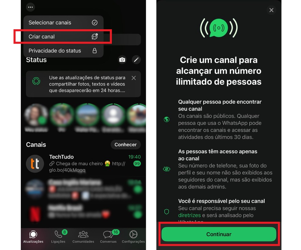 Como criar um canal no WhatsApp? Veja passo a passo