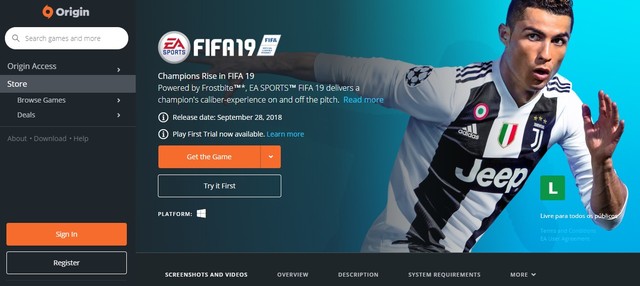 FIFA 19: como baixar no PC, PS4, Xbox One, e Nintendo Switch