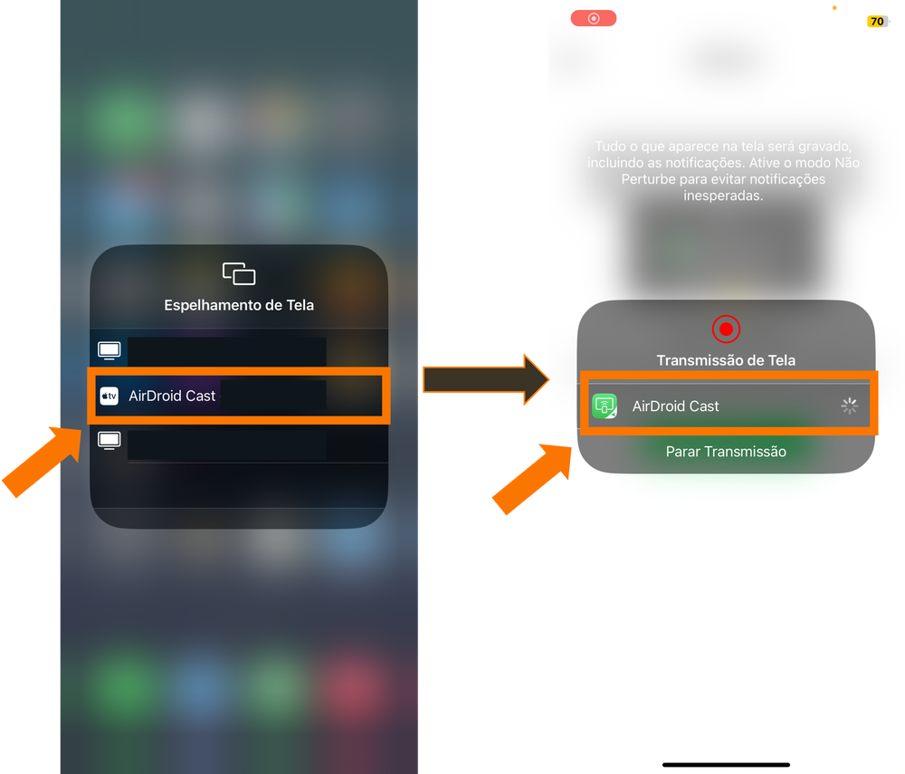 Como espelhar a tela do iPhone no PC Windows ou no Mac