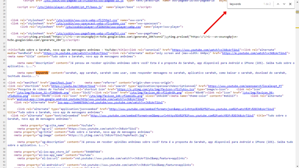 Como descobrir tags de vídeos do YouTube sem precisar baixar nada
