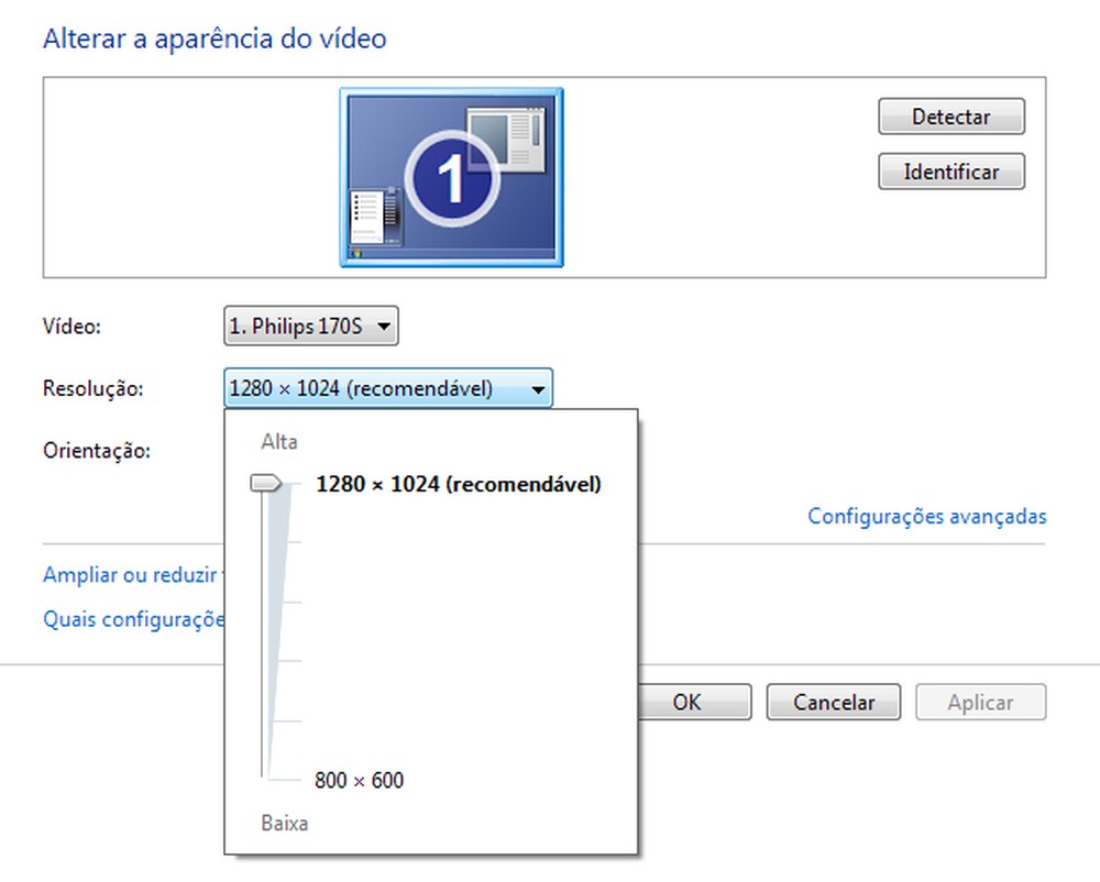 Como obter a melhor imagem no monitor