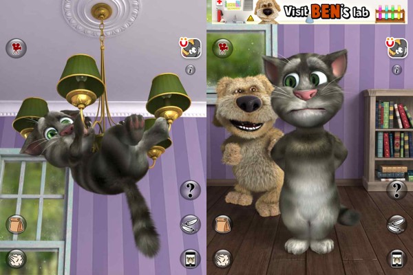 Talking Tom Cat 2, a nova versão do famoso gatinho falante no seu iPad