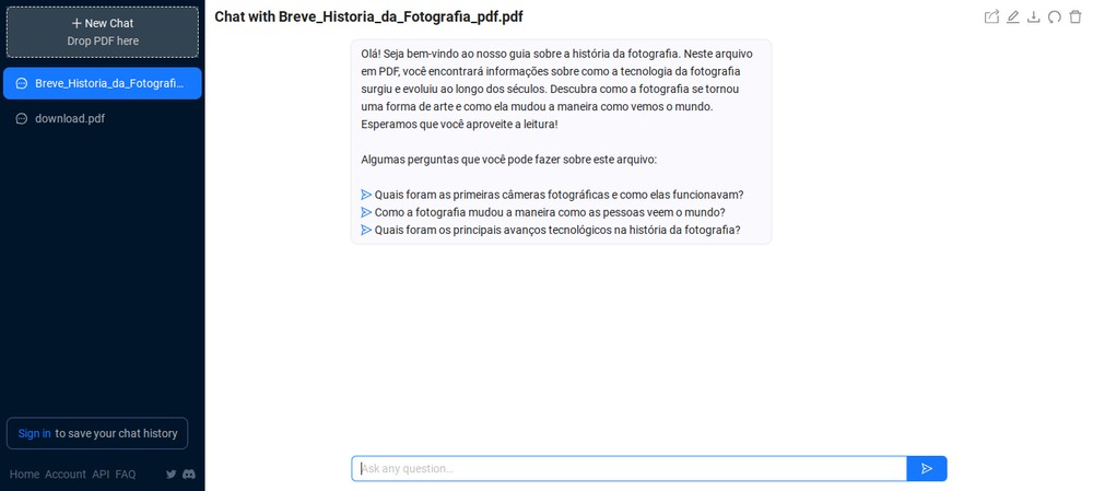 ChatPDF: como usar o chatbot que resume documentos PDF em segundos