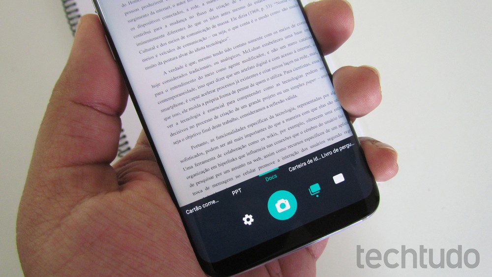 Como salvar documentos em PDF com o app CamScanner