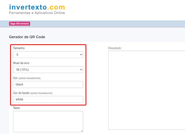 Invertexto: como usar gerador de código de barras do site