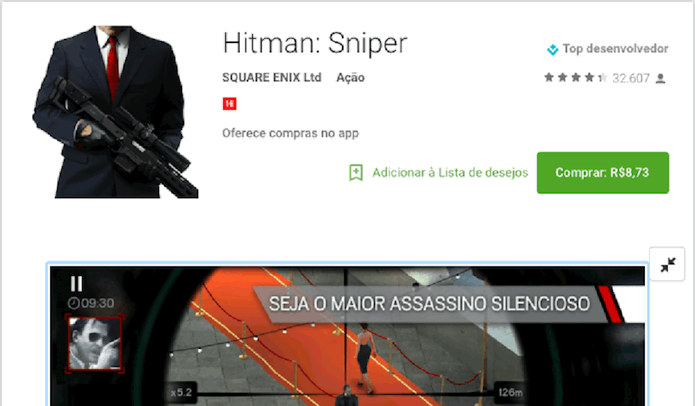 Como fazer download de Hitman: Sniper e instalar no Android e iOS
