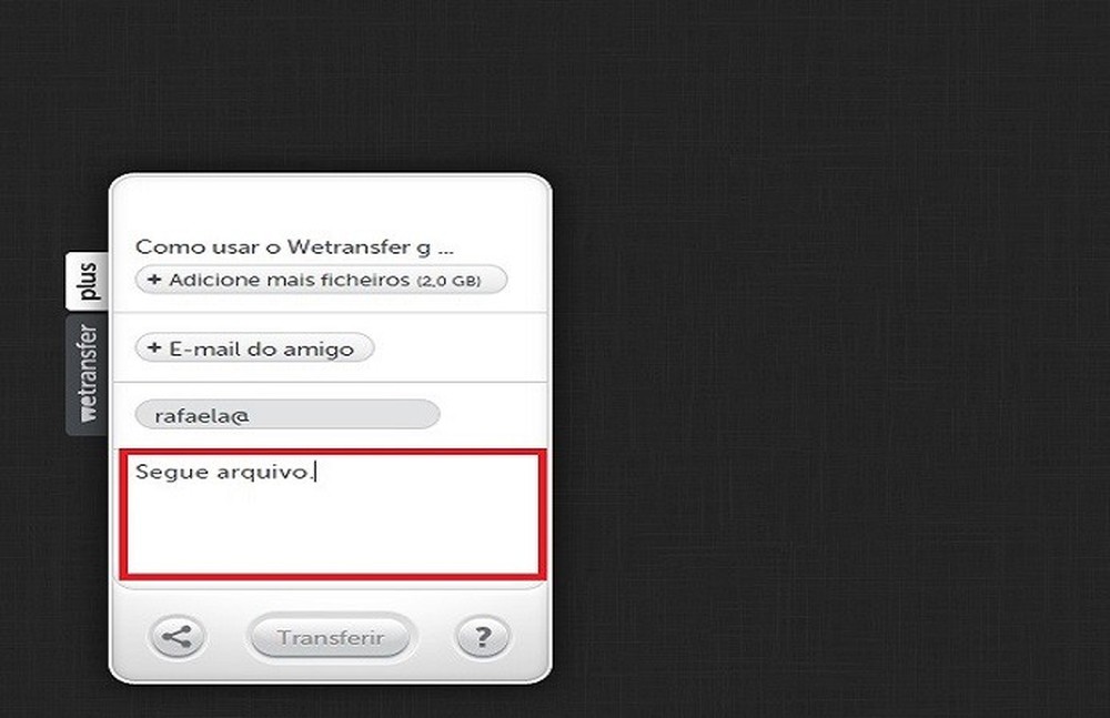 Como usar o WeTransfer grátis e enviar arquivos grandes sem login ou senha