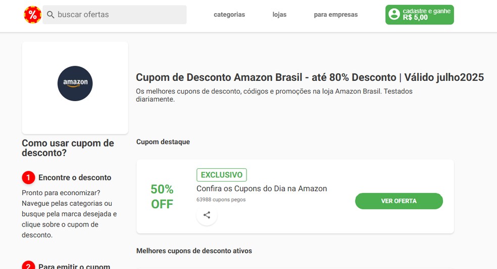 6 sites para conseguir cupons de desconto no Amazon Prime Day 2025