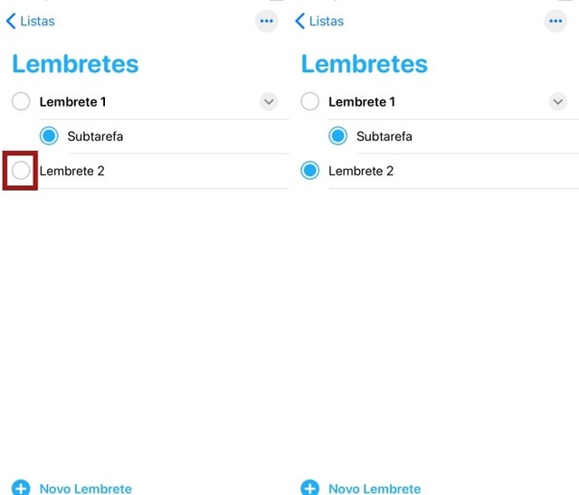 Como colocar lembrete no iPhone (iOS)