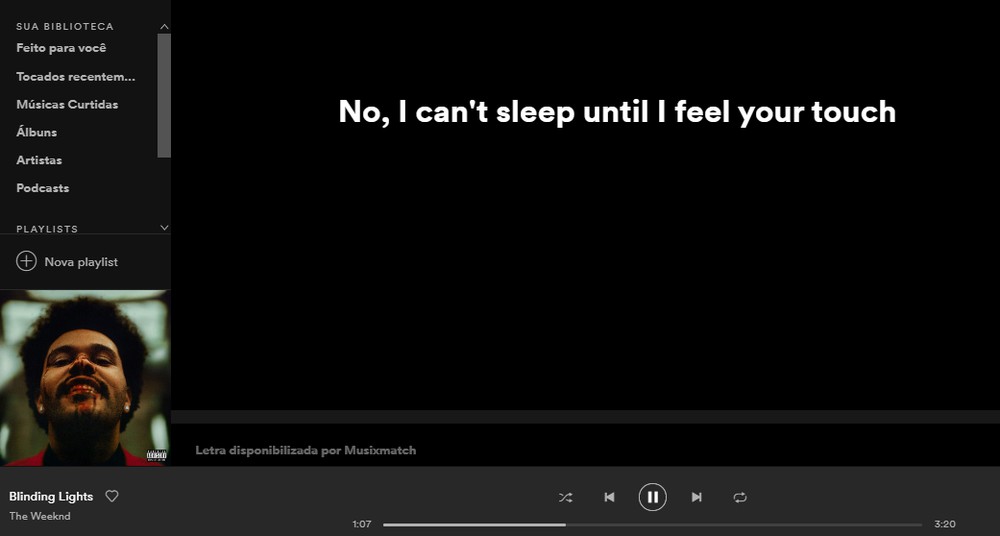 Como ver as letras das músicas no Spotify pelo PC