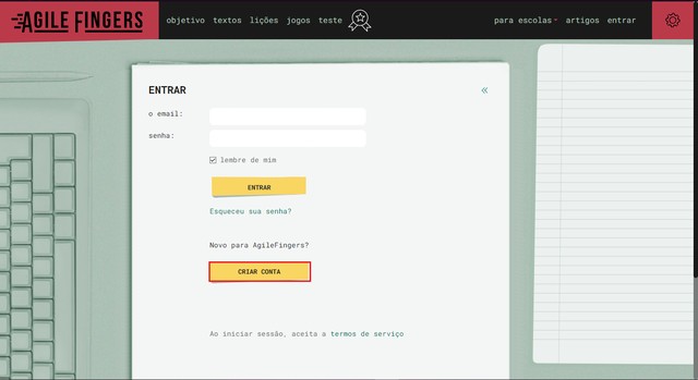 Agile Fingers: como usar site para aprender a digitar mais rápido no PC