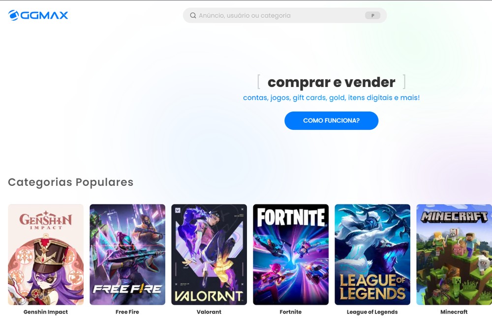 GGMax é seguro? Conheça o site de compra e venda de jogos, skins e mais