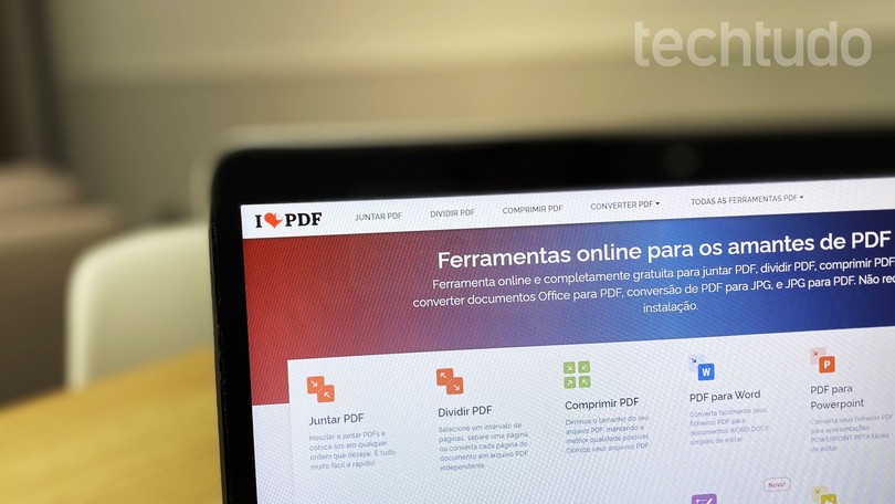 ILovePDF | Software | TechTudo