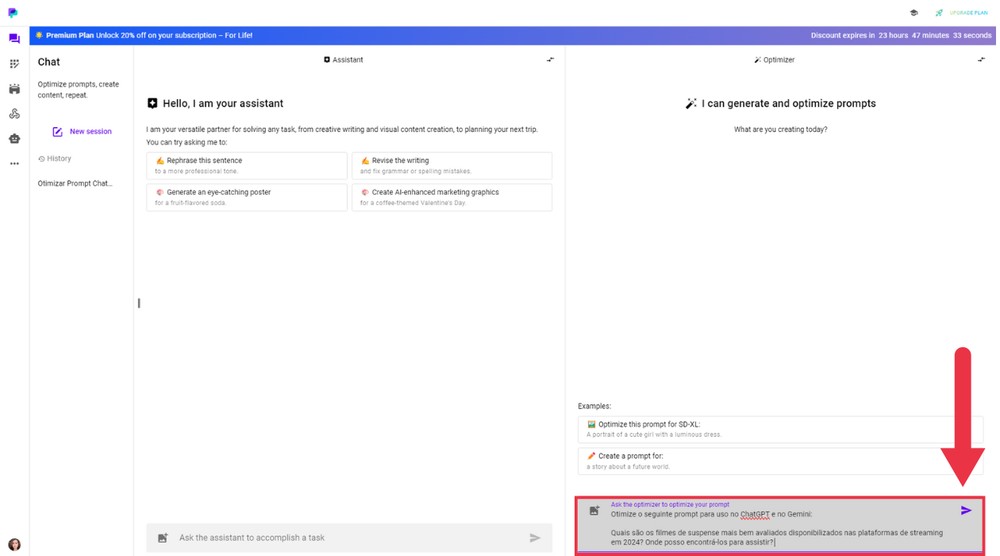 PromptPerfect: como usar site que ajuda a criar prompts para IA