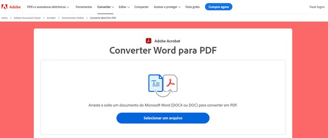 Como transformar um arquivo do Word em PDF no celular e no PC