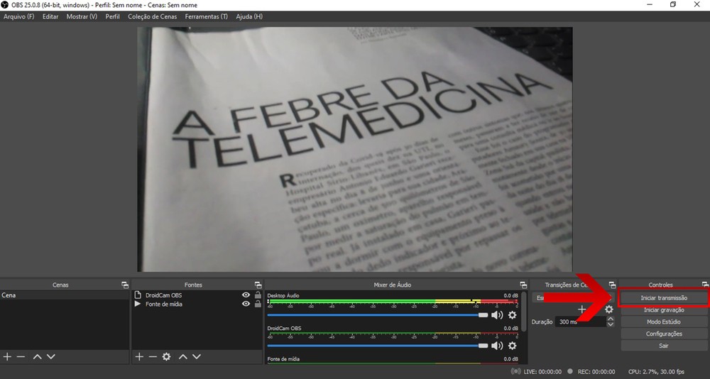 Como usar o OBS Studio em celulares Android e gravar a tela