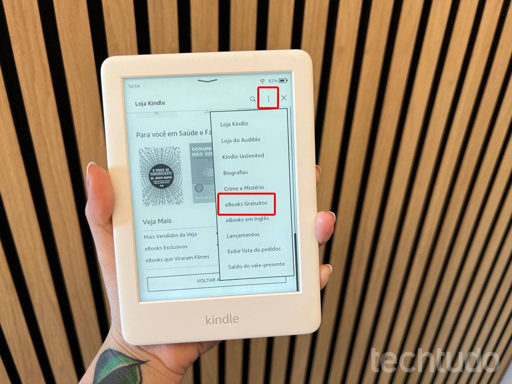 Como baixar livros no Kindle