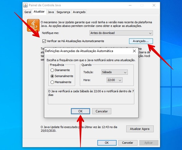 Como atualizar o Java no PC com Windows 10
