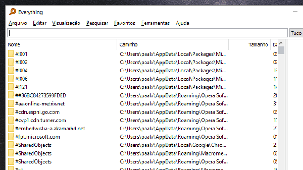Everything, app do VoidTools, encontra qualquer arquivo dentro do PC